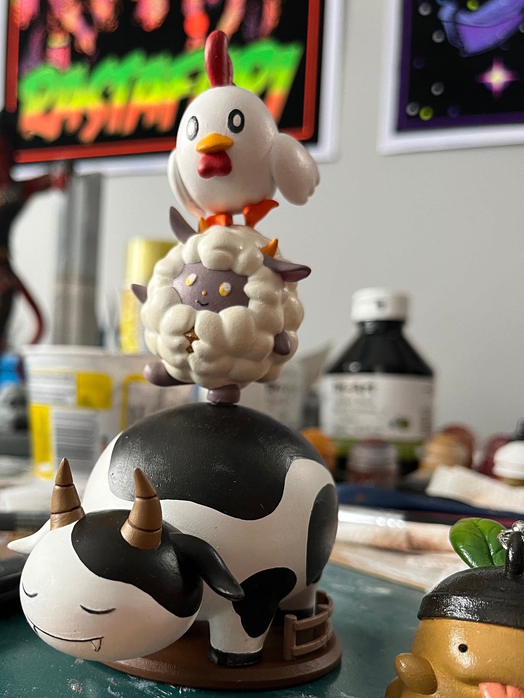 Palworld H3ll Creator Chikipi Lamball Mozzarina Painted - Etsy