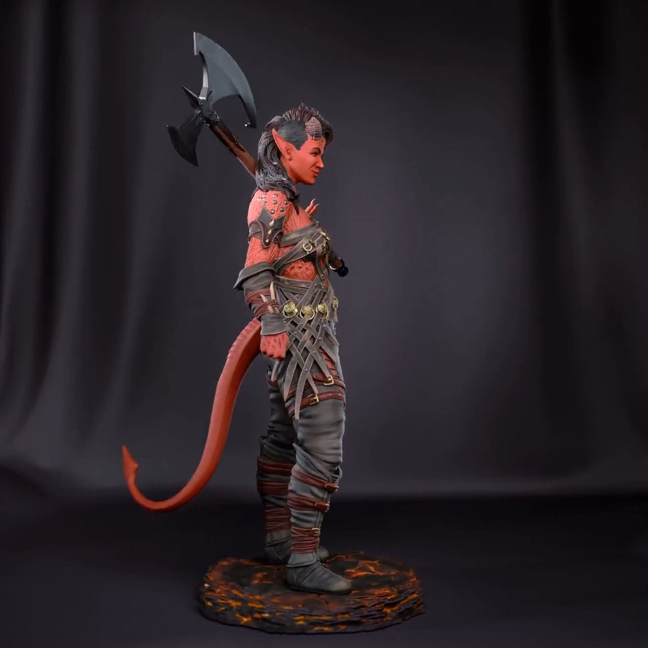 Karlach Baldurs Gate 3 Painted Unpainted Model Kit Gaming and Media ...