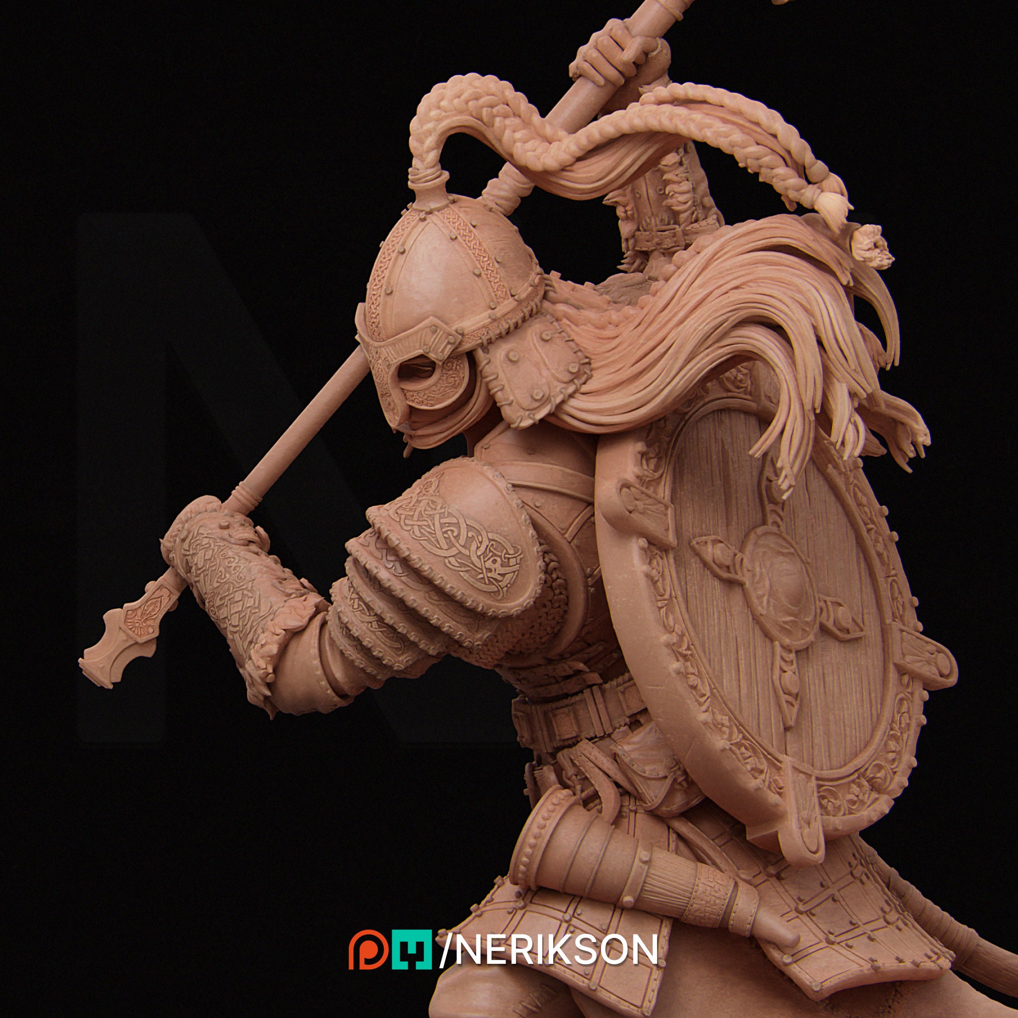 Thyra the Conqueror by Nerikson Statue Painted or Unpainted 8k Elegoo ...
