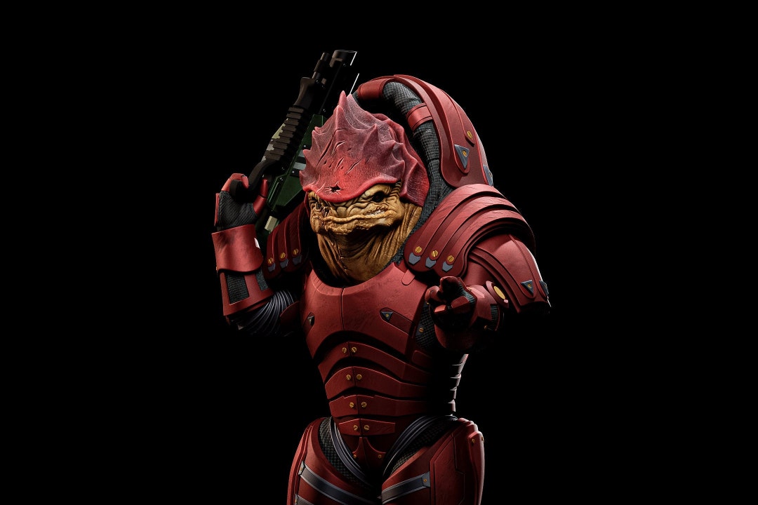 Wrex - Mass Effect - Large Scale Professionally Painted & Unpainted ...