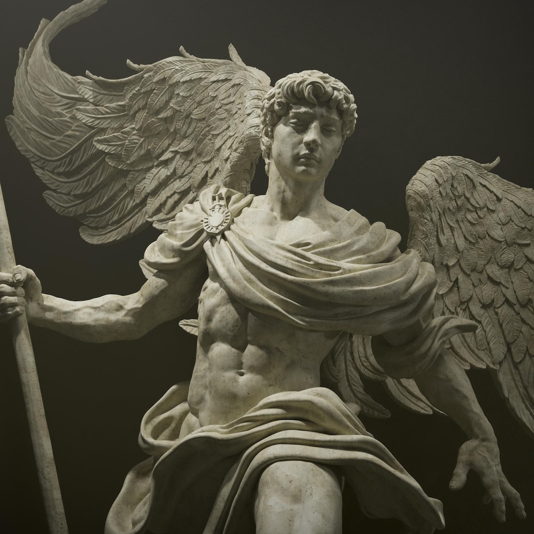 Archangel Michael Large Scale Professionally Painted & Unpainted Model ...