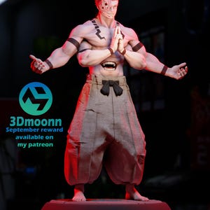 Ryomen Sukuna Jujutsu Kaisen Large Scale Professionally Painted ...