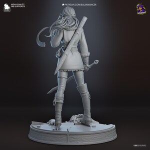 Ciri the Witcher Large Scale Professionally Painted & Unpainted Model ...