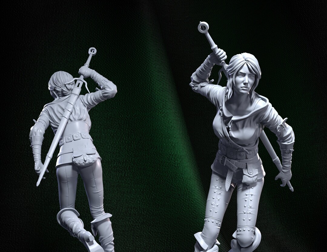 Ciri - the Witcher - Large Scale Professionally Painted & Unpainted ...