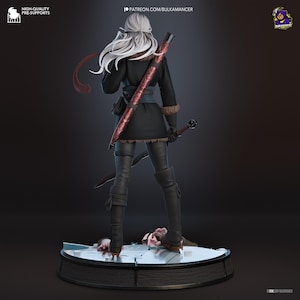 Ciri the Witcher Large Scale Professionally Painted & Unpainted Model ...
