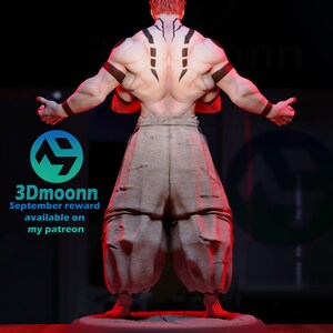 Ryomen Sukuna Jujutsu Kaisen Large Scale Professionally Painted ...