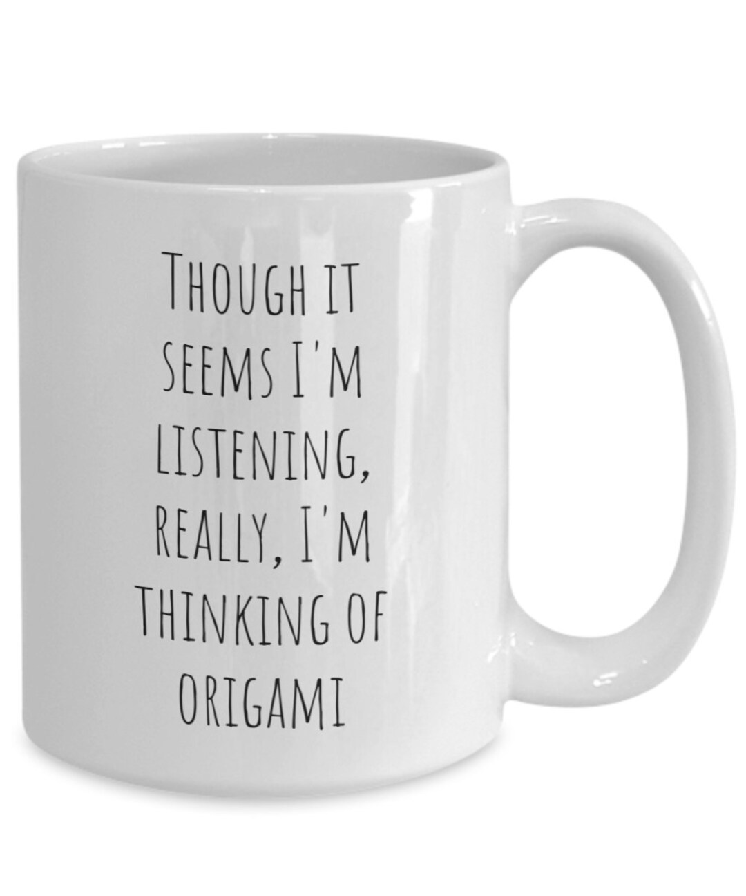 Origami Mug, Funny Origami Cup, Origami Lover, Gift for Origami Lovers ...