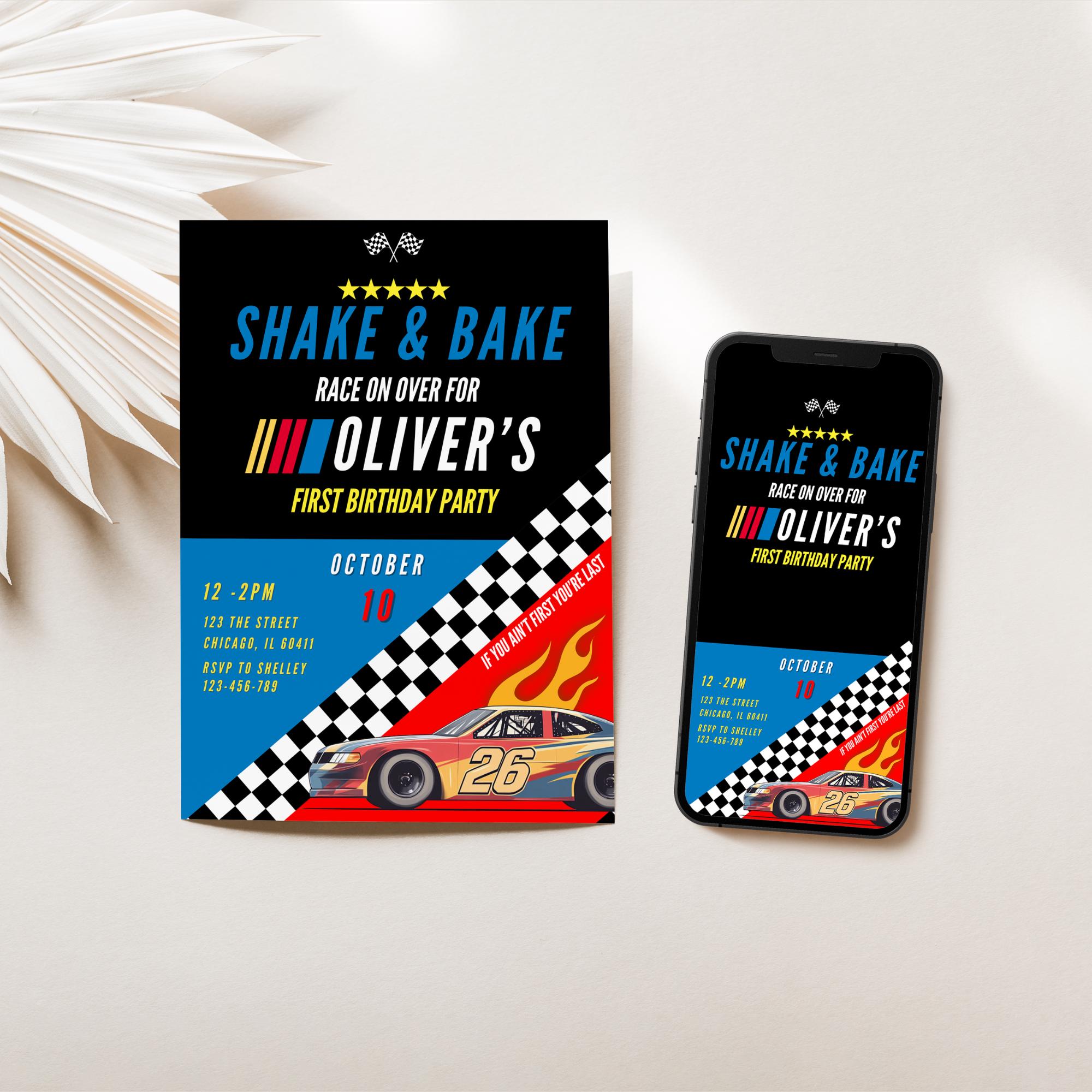 Editable Race Car Activity & Coloring Page, Two Fast Racing Party ...