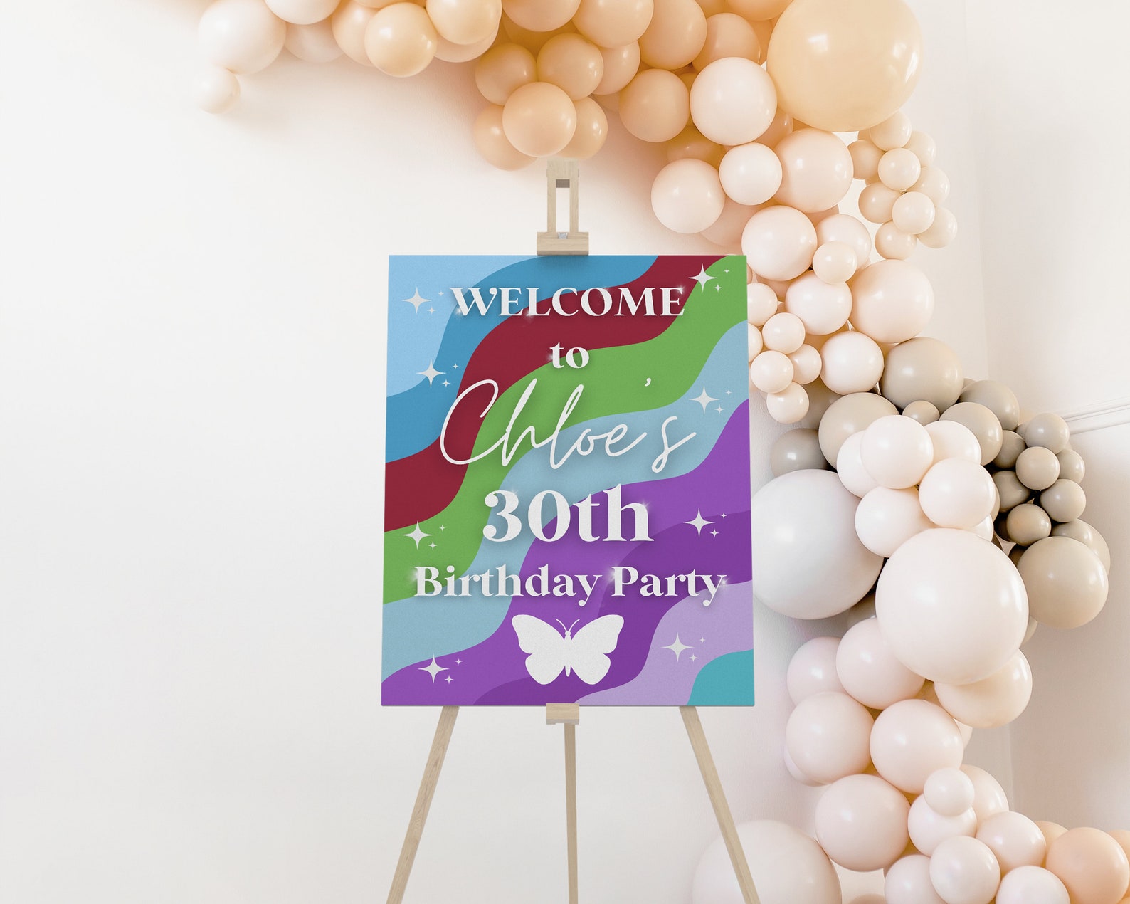 30 Flirty & Thriving Welcome Sign, 13 Going on 30 Invite, Thirty Flirty ...