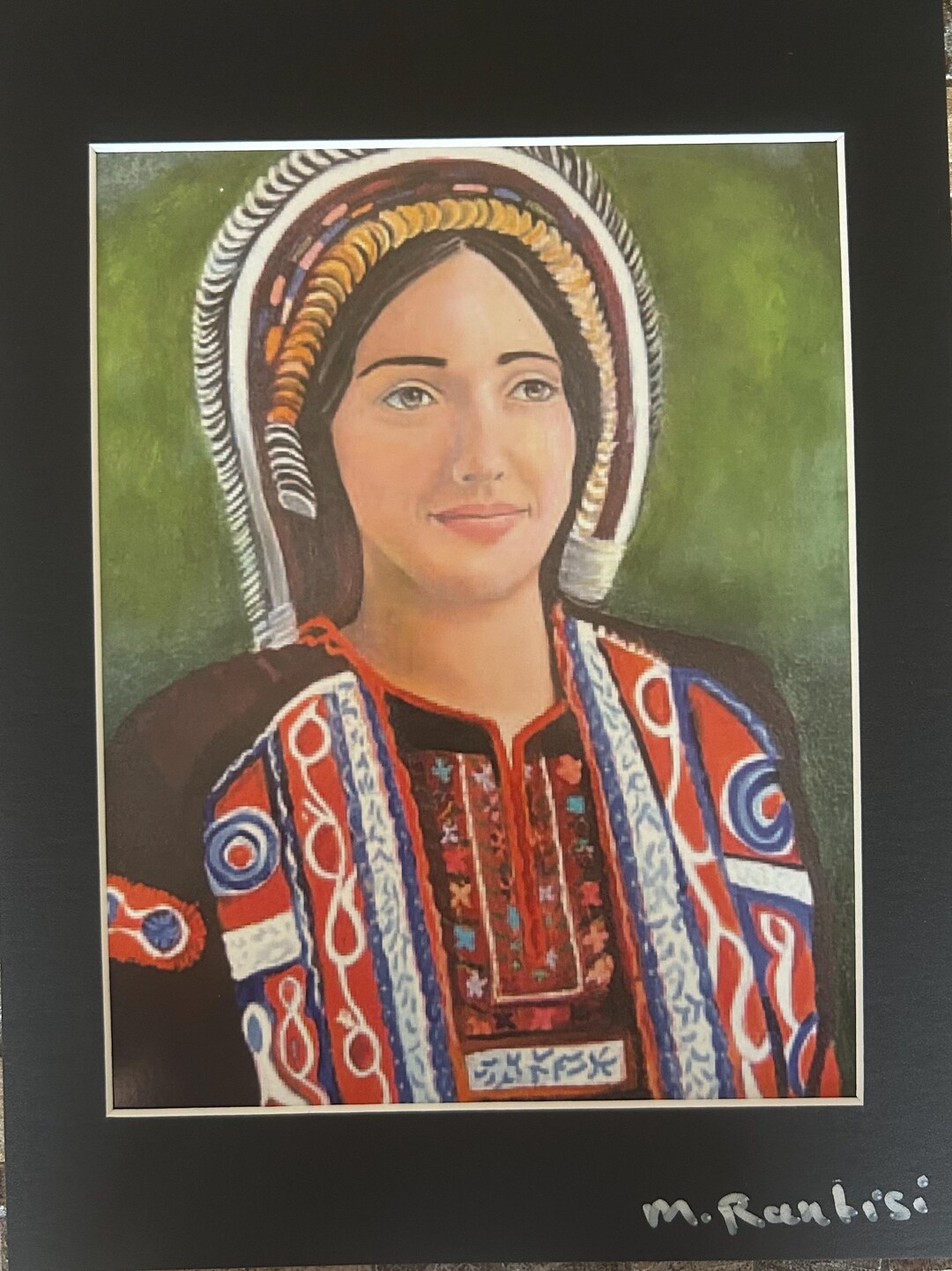 Traditional Dress (thobe) of Ramallah, Art Print (8x10) - Etsy