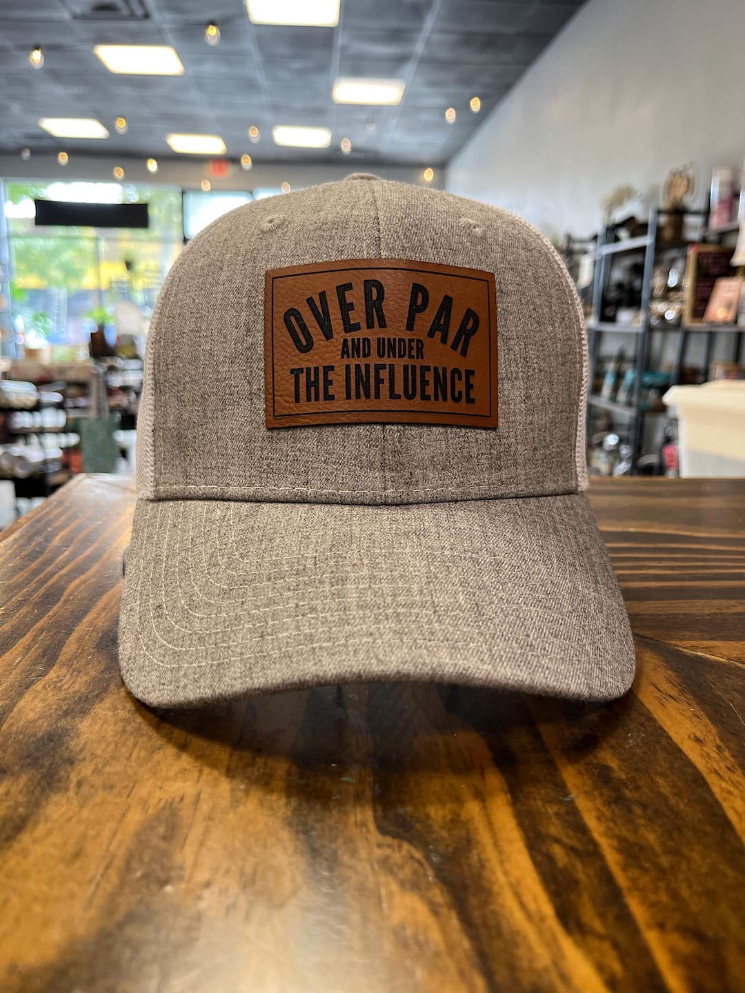 Over Par Under the Influence Trucker Hat Baseball Cap - Etsy