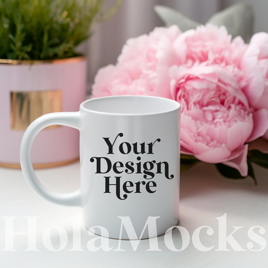 White Mug Mockup Coffee Cup Minimalist Aesthetic Lifestyle Mocks Mugs ...