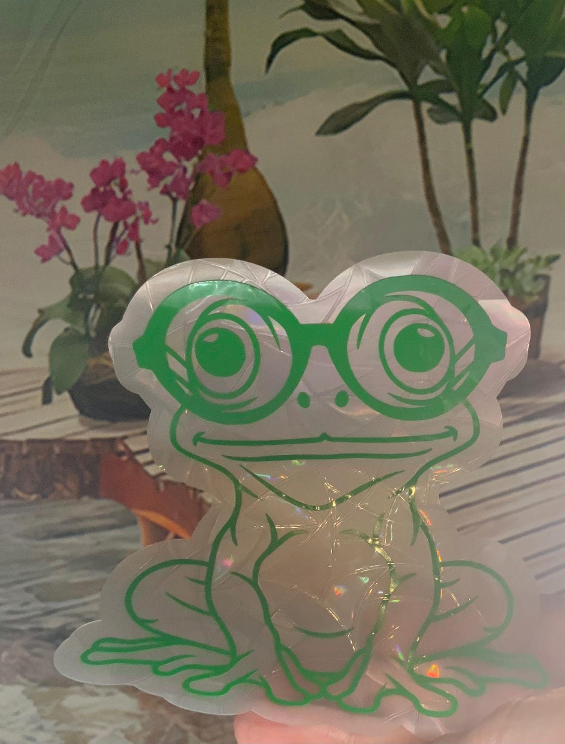 Frog Suncatchers Window Clings, - Etsy