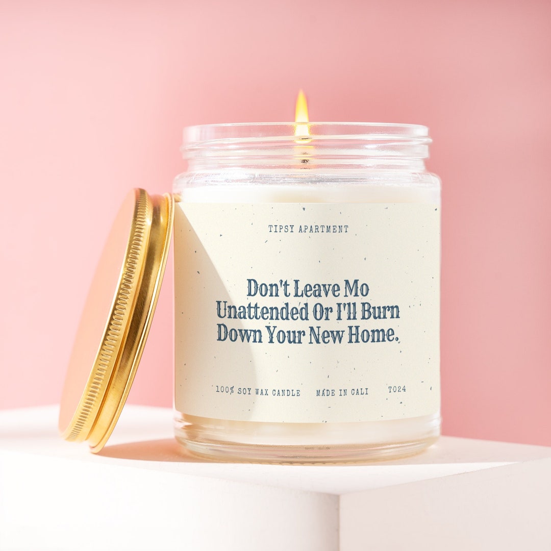 Personalized New Home Candle Gift Funny Housewarming Candle Gift Funny ...