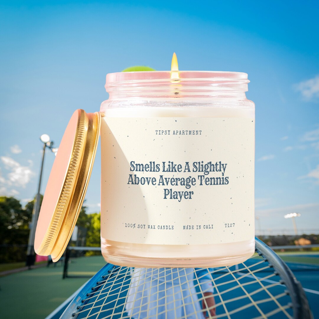 Tennis Candle Gift for Tennis Player Funny Tennis Gift Christmas Gift ...