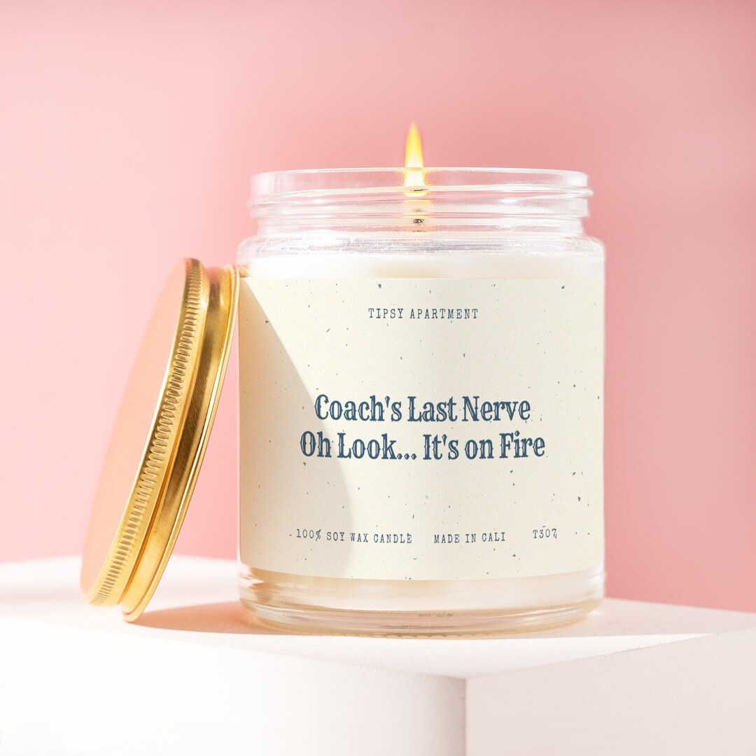 Coach Appreciation Gift Best Coach Candle Sports Team Christmas Gift ...