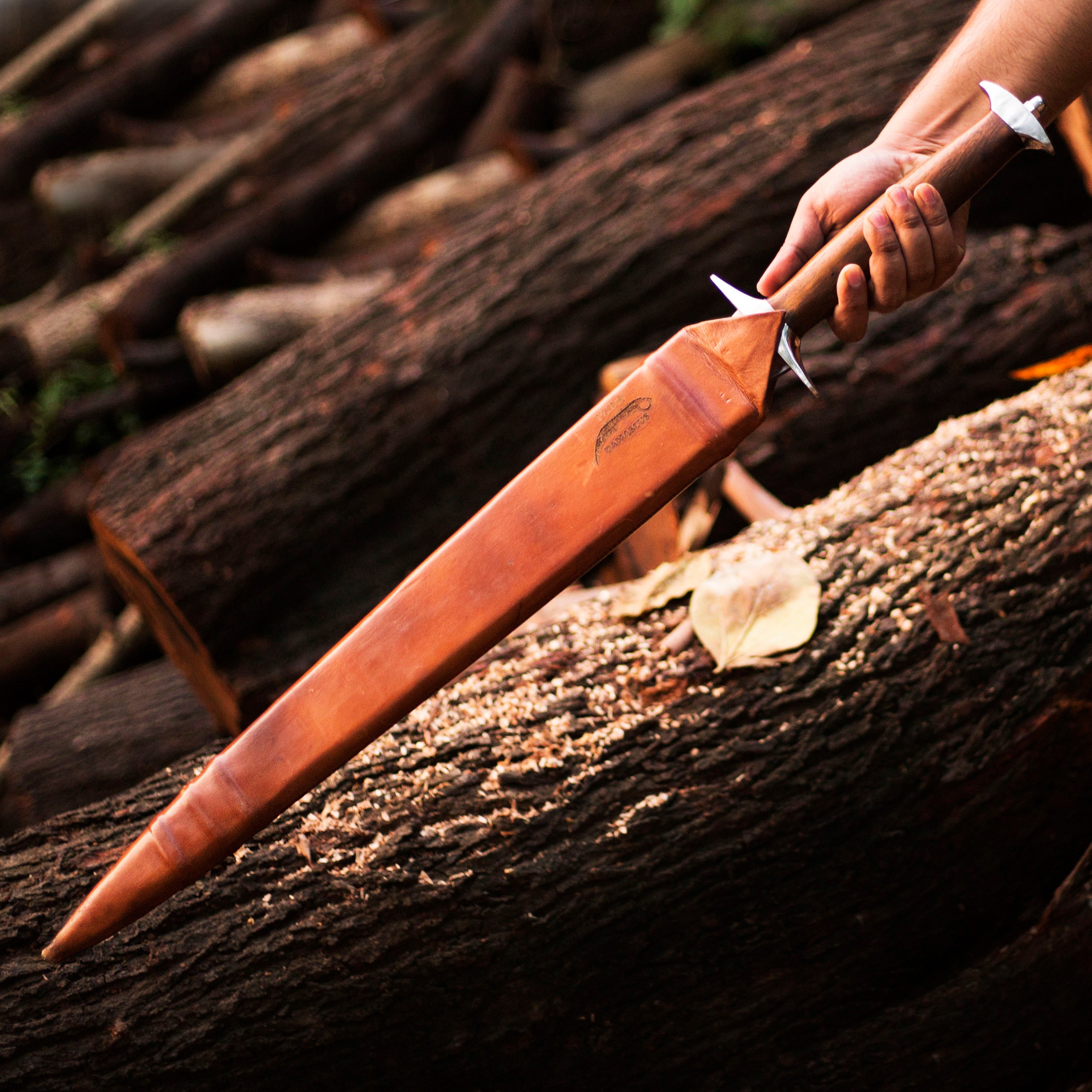 Hand Forged Medieval Double Edged Sword-battle Ready Sword Handmade ...