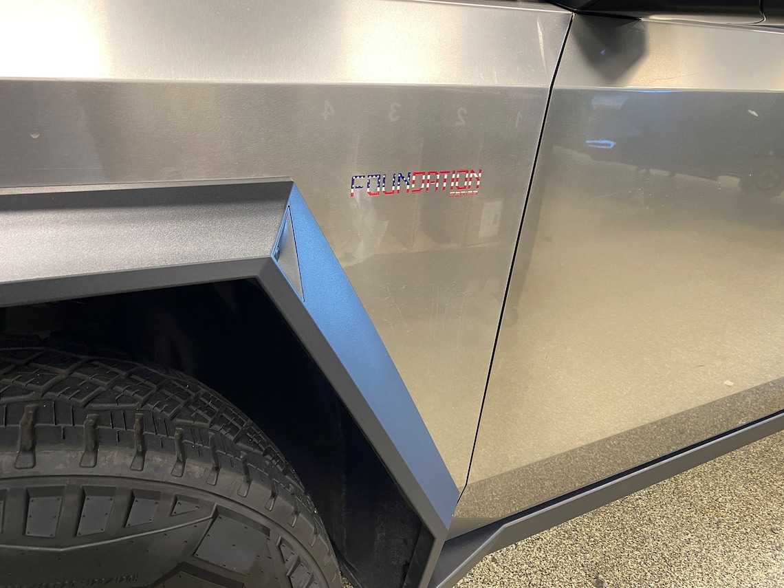 Cybertruck USA "foundation Series" Flag Decals - Etsy