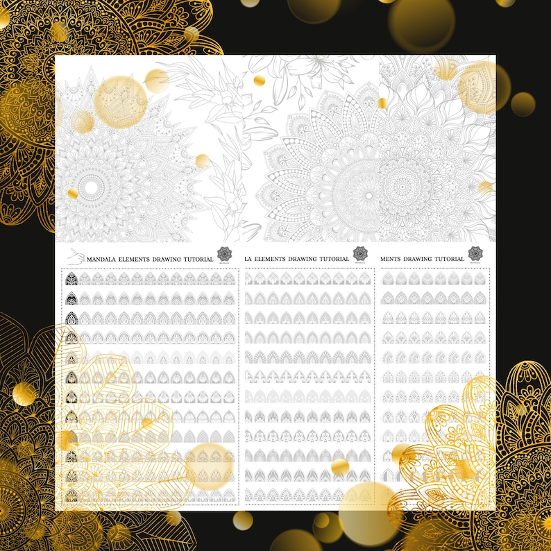 25 Mandala Practice Sheets: A4 Printable Patterns (PDF/JPG) - Etsy