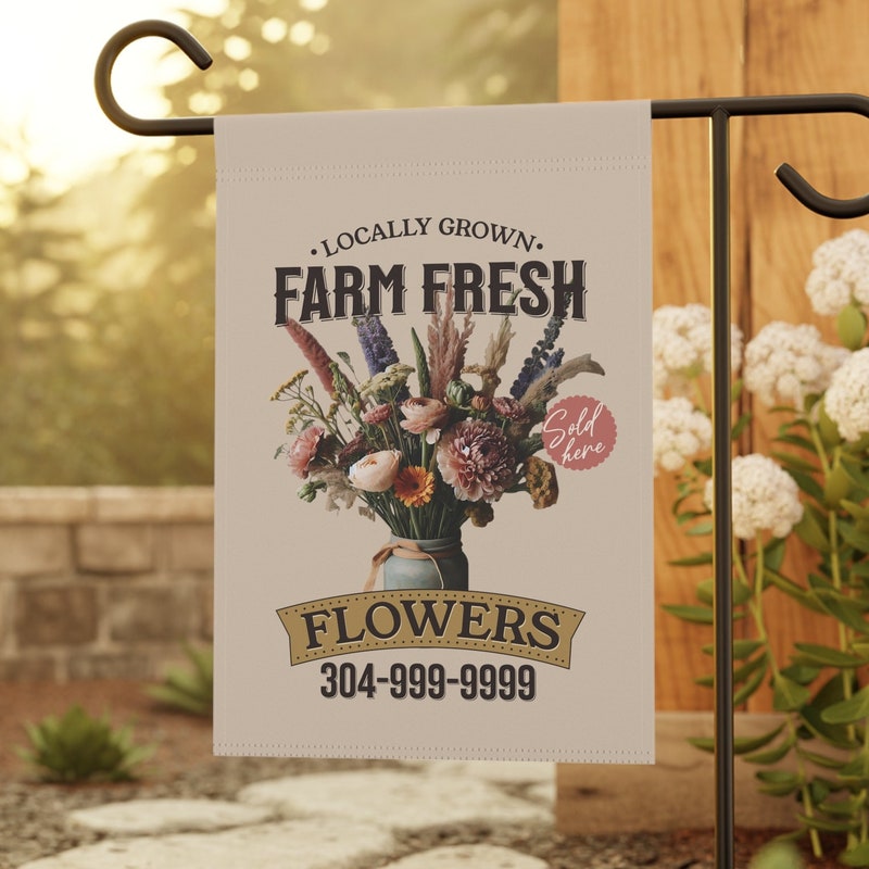 Fresh Cut Flowers Sign - Etsy