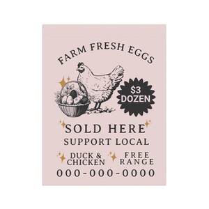 Custom Chicken Coop Sign Custom Door Sign Yard Sign Small Business Sign ...