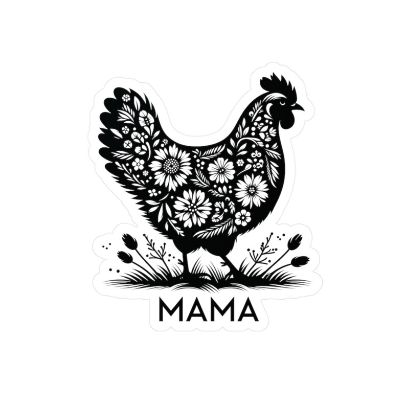 MAMA Raising Chickens Sticker for Mothers Day Gift for Chicken Mom Gift ...