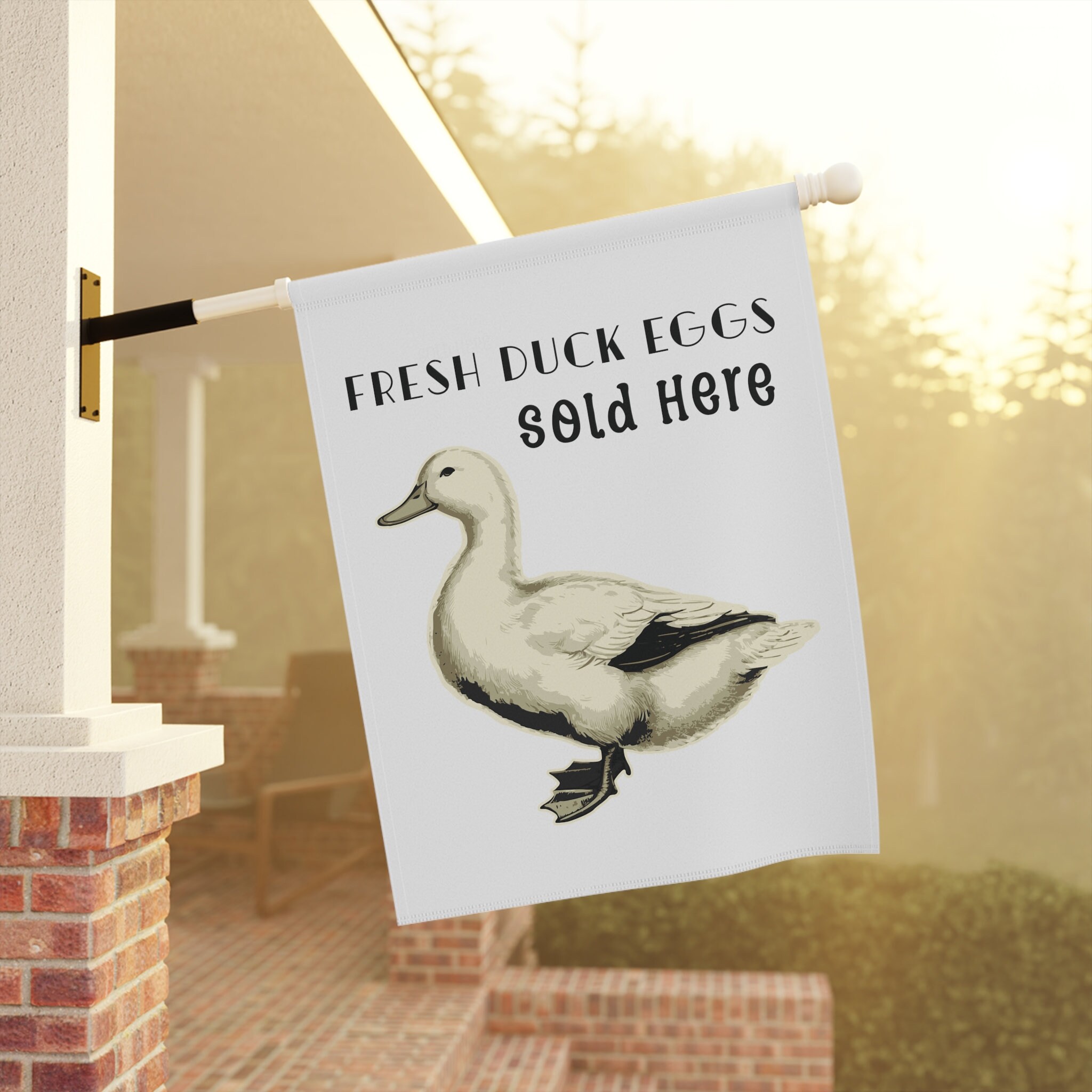 Duck Egg Stand Sign Fresh Local Eggs Sold Here Sign Farm Stand Flag for ...