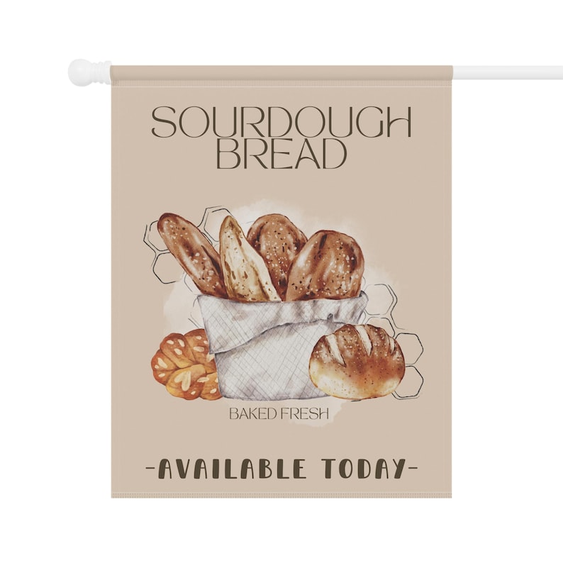 Sourdough Bread Farmers Market Flag: Homestead Decor - Etsy