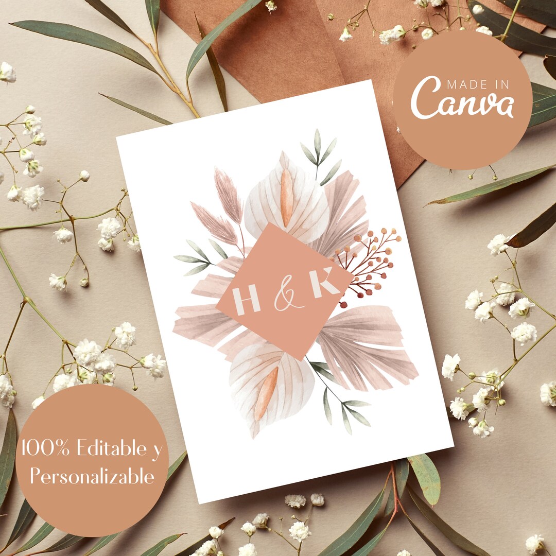 Wedding Card, Editable Wedding Invitation, Editable Wedding Template in ...