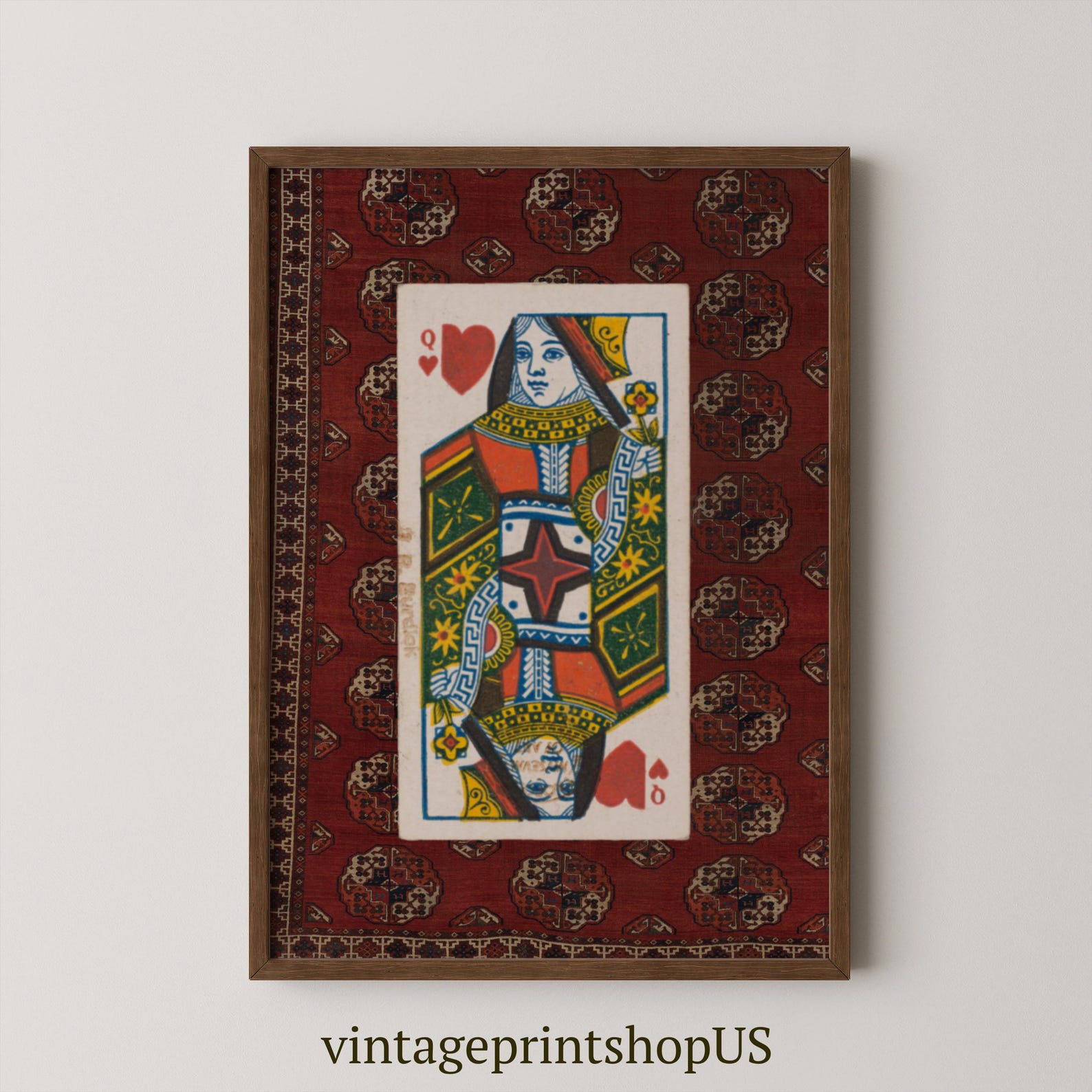 Funky Playing Cards Collage Set of Three | Digital Print, Eclectic Card ...