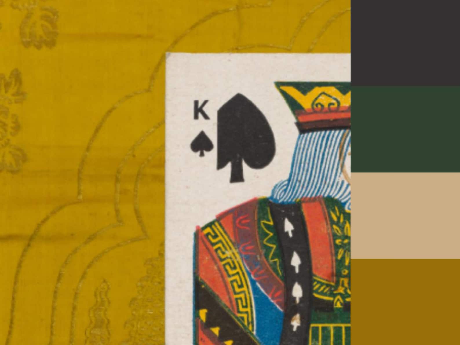 Funky Playing Cards Collage Set of Three | Digital Print, Eclectic Card ...