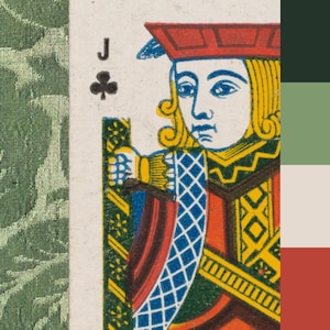 Funky Playing Cards Collage Set of Three | Digital Print, Eclectic Card ...
