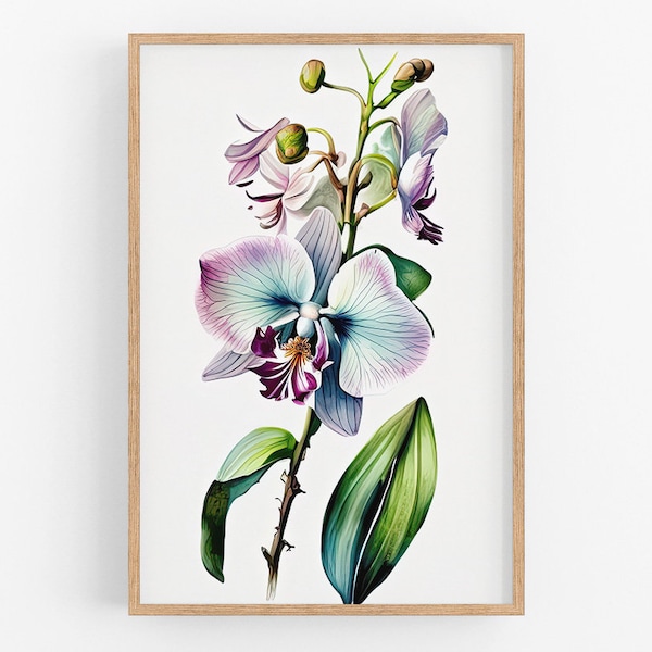 Orchid Print - Etsy