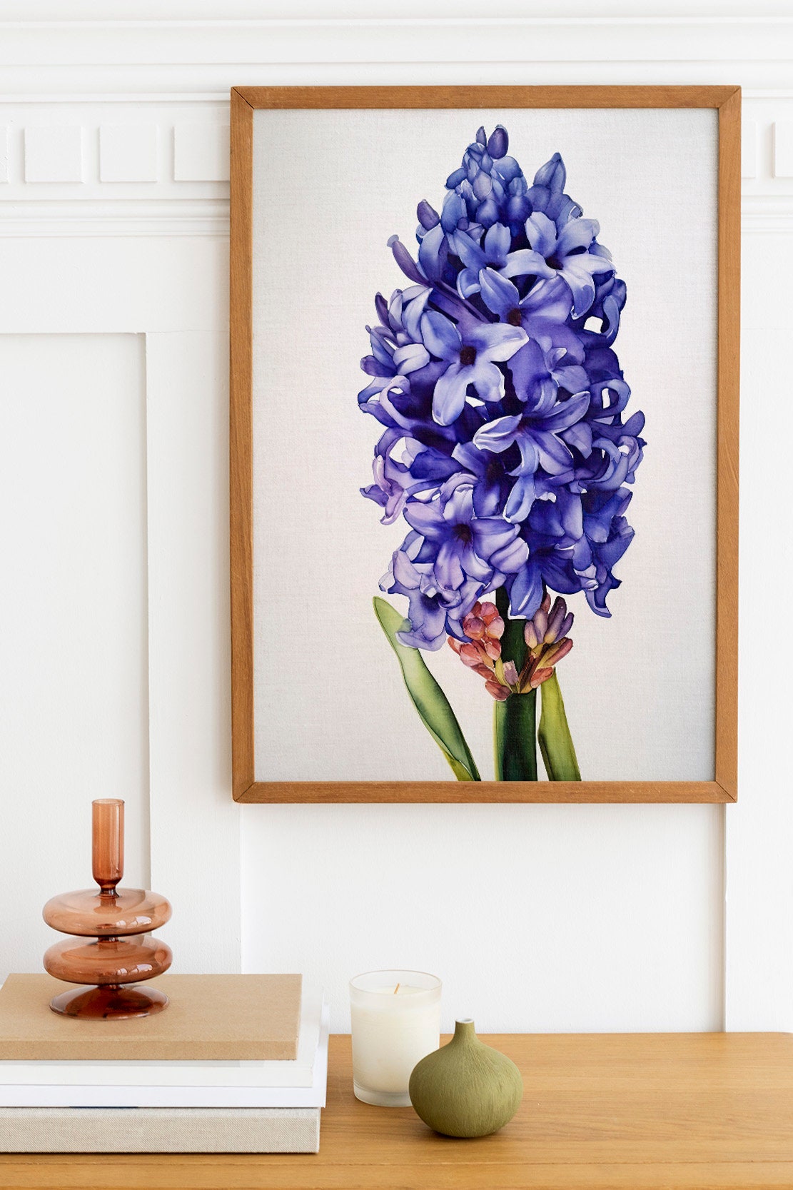 Hyacinth Print Wall Art No.127 | Art Print | Water Hyacinth Canvas Art ...