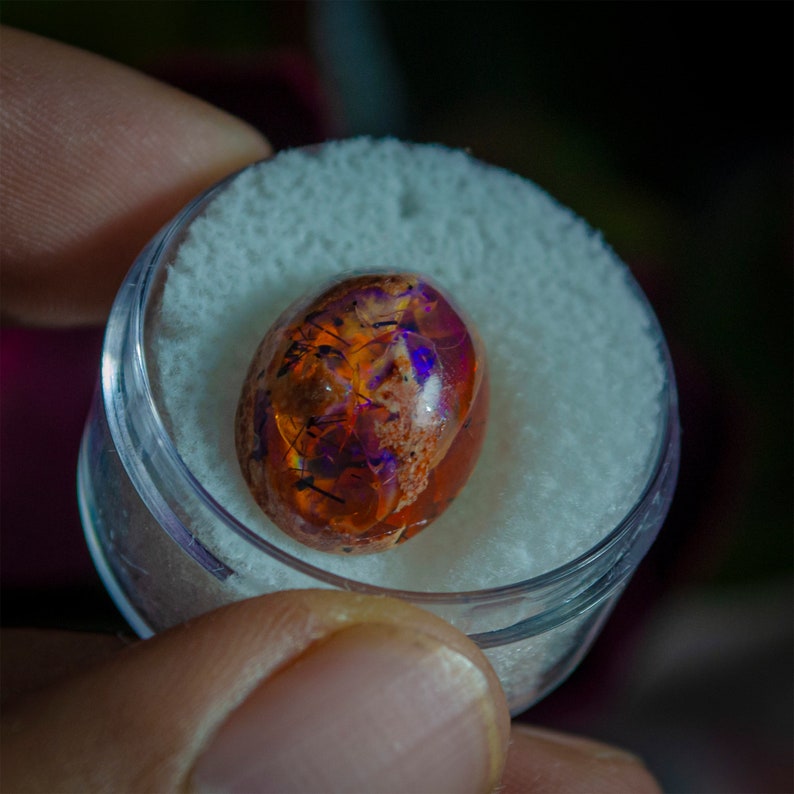 Authentic Mexican Fire Opal Perfect for Pendants and Rings, Galaxy Opal ...