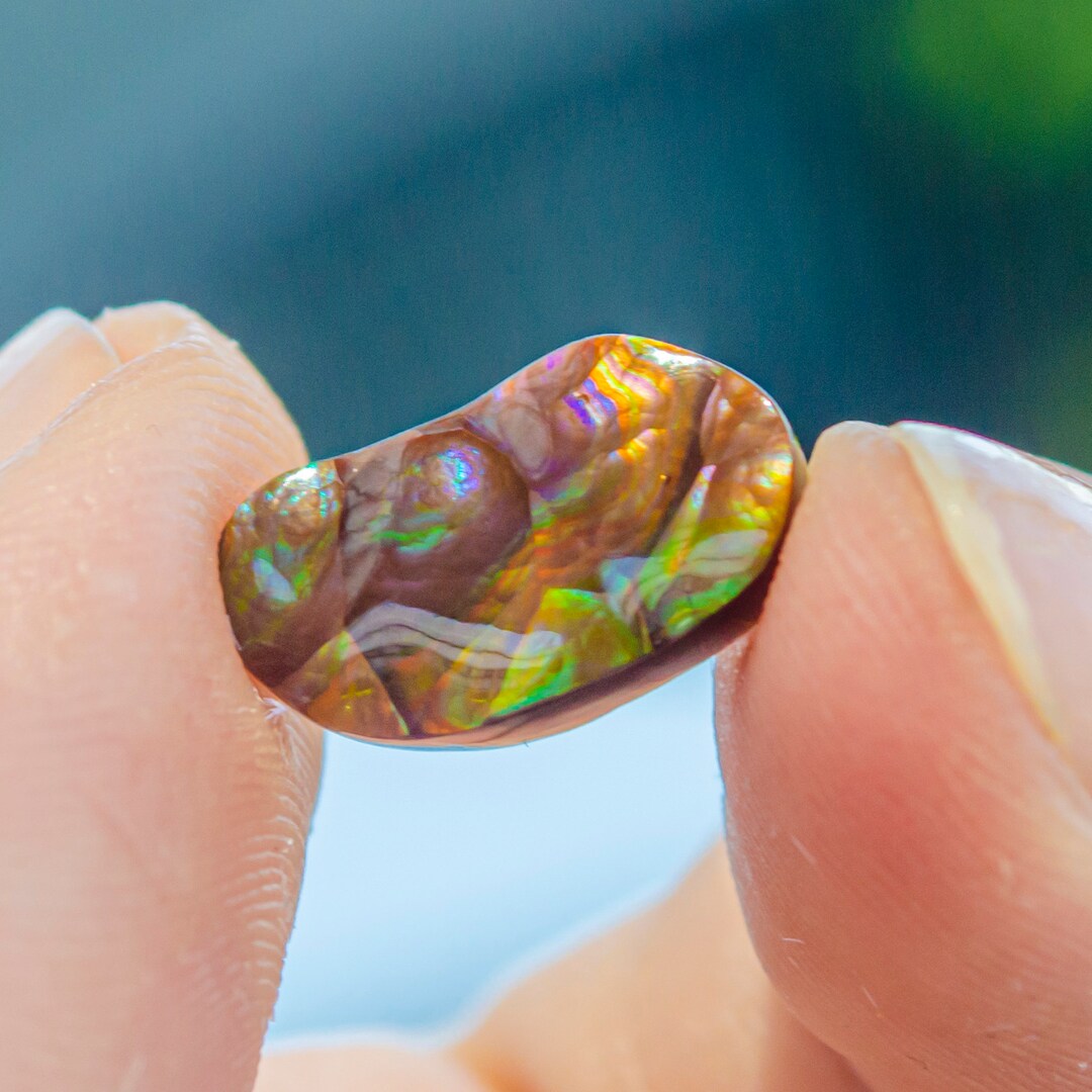 Large Fire Agate - Rare and Metallic Color Fire Agate, Perfect for ...