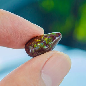 Exotic Fire Agate for Designers | Unique Mexican Fire Agate Cabochon ...