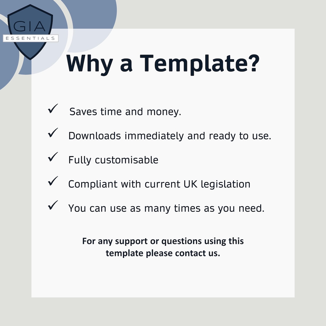 GDPR Privacy Policy Template for UK, Editable Microsoft Word and Canva ...