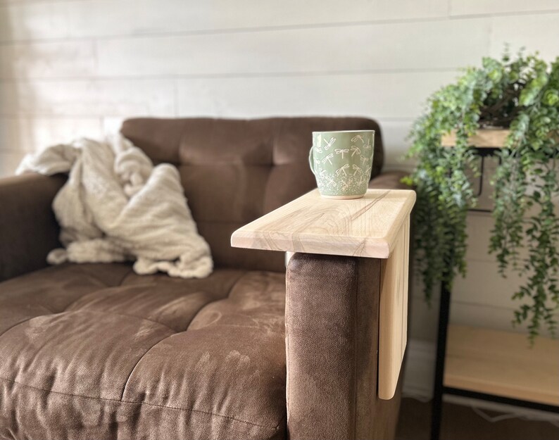 Adjustable Chair Arm Table Maple - Etsy