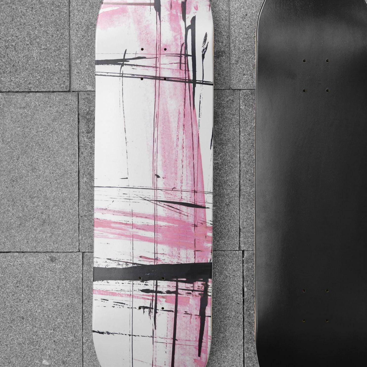 Skate Deck Street Art Hand Painted Abstract Skateboard Design, Urban ...