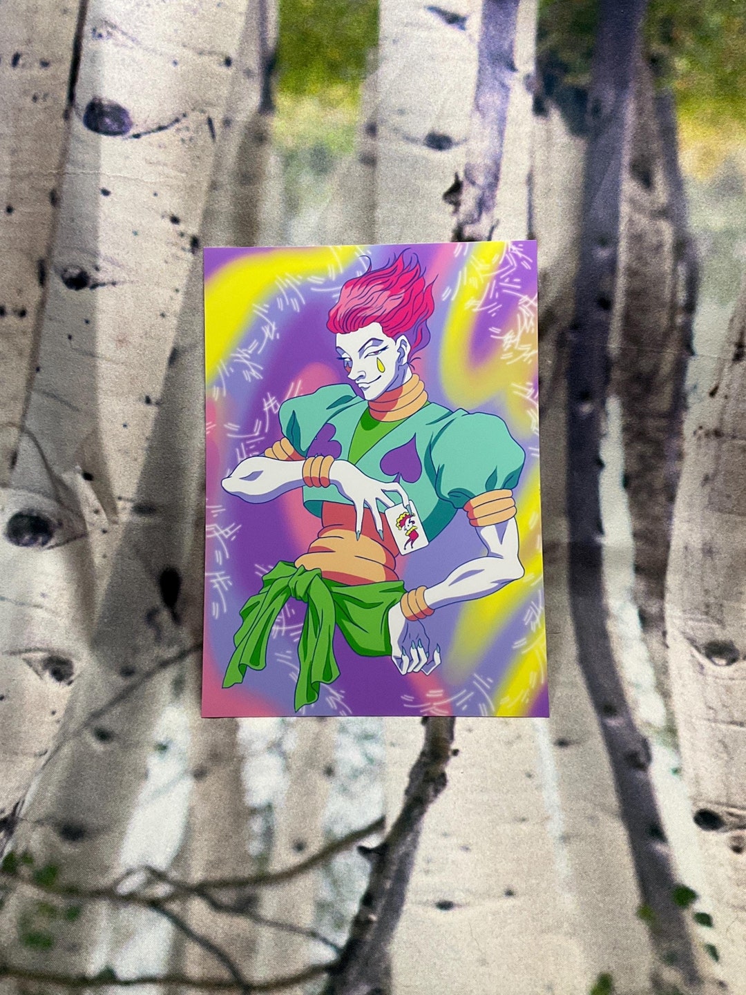 Hisoka Portrait Art Print | Hxh Fanart | Multiple Sizes Available! - Etsy