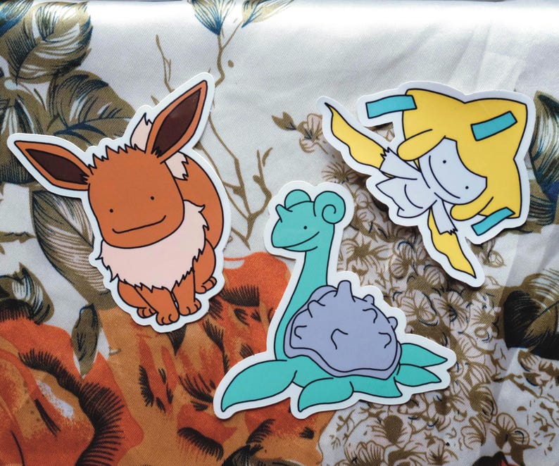 Ditto Transformation Stickers - Vinyl Stickers | Waterproof - Etsy
