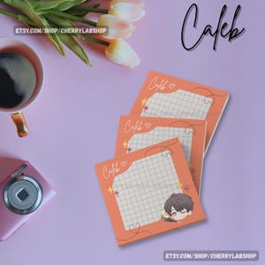 Sylus Love and Deepspace Post-it Sticky Notes, Cute Sylus Memo Notepad ...