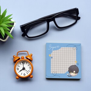 Sylus Love and Deepspace Post-it Sticky Notes, Cute Sylus Memo Notepad ...