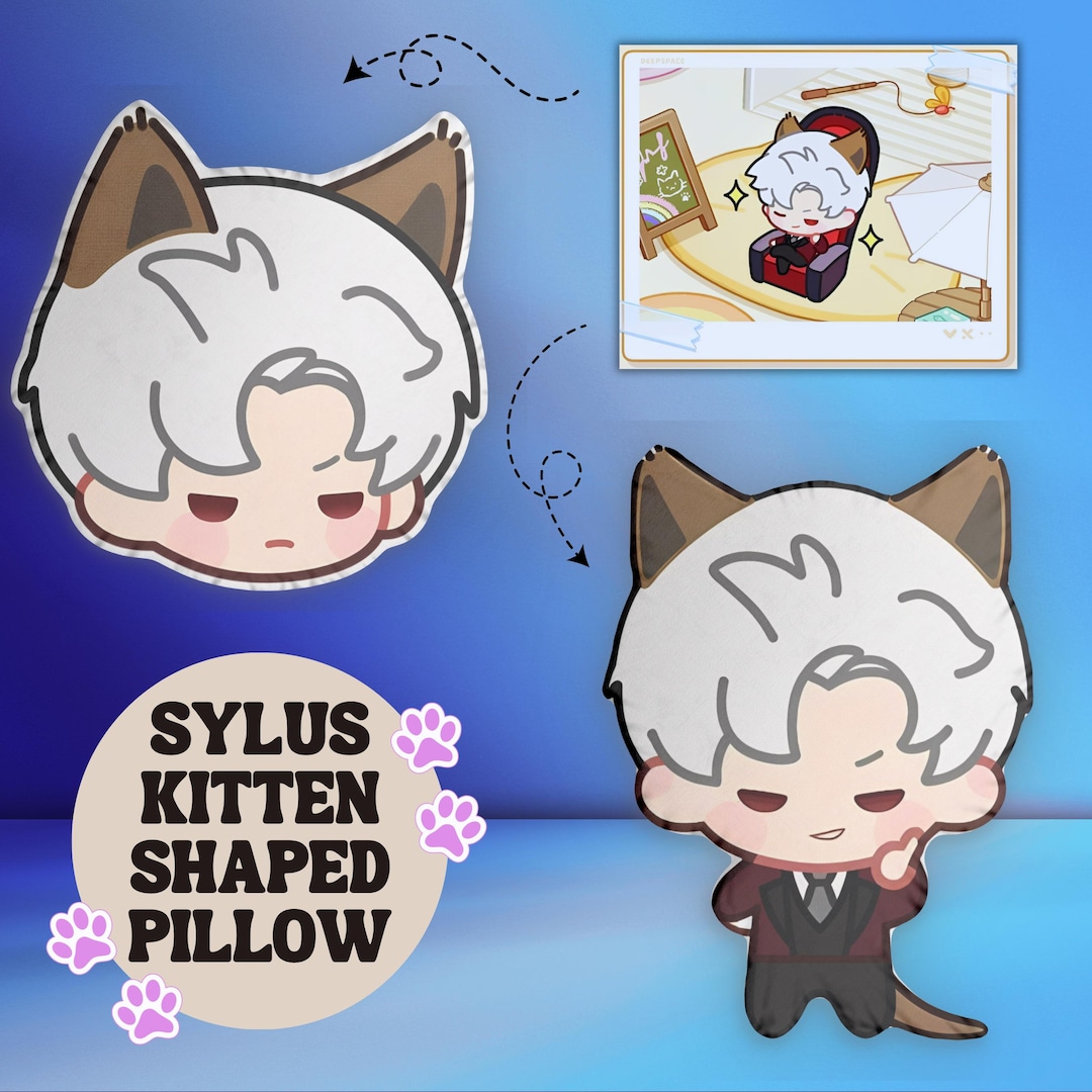 Sylus Love and Deepspace Shaped Pillow, Sylus Plush, Love and Deepspace ...