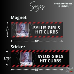 Sylus Love and Deepspace Car Magnet , Sylus Car Decor, Fun Gifts for ...