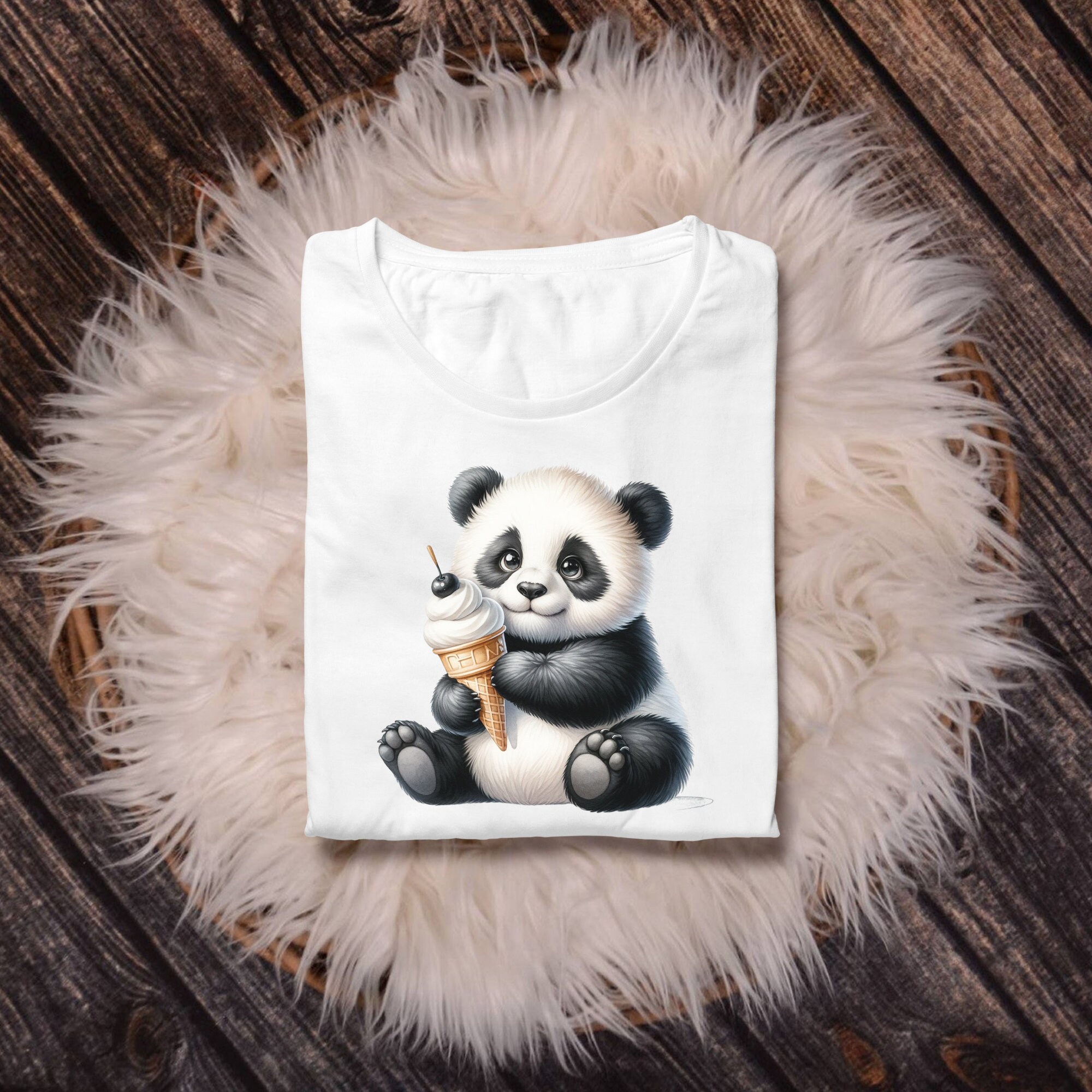 Animals Ice Cream Clipart 40 PNG Watercolor Animals Eating Ice Cream ...