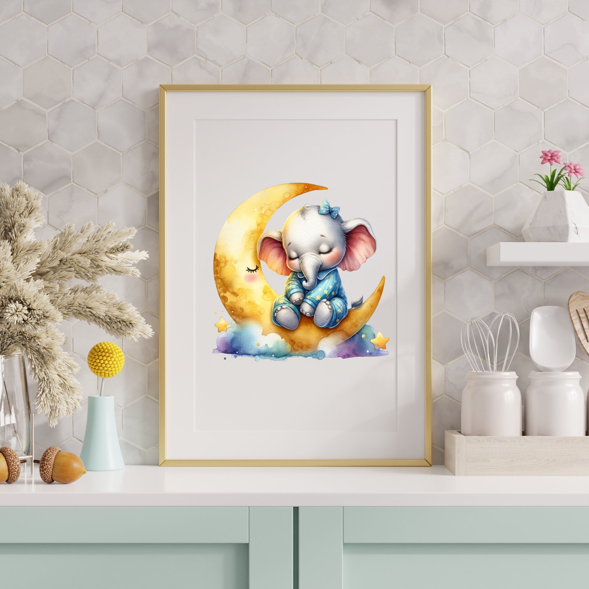 Sleeping Animals Clipart 40 PNG Watercolor Cute Sleeping Animals on ...