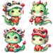 Chinese Dragons Clipart 28 PNG Watercolor Cute Dragon Baby Dragon ...