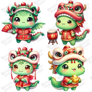 Chinese Dragons Clipart 28 PNG Watercolor Cute Dragon Baby Dragon ...